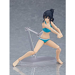 Max Factory Female Swimsuit Body (Makoto) Figma Action Figure, Multicolor