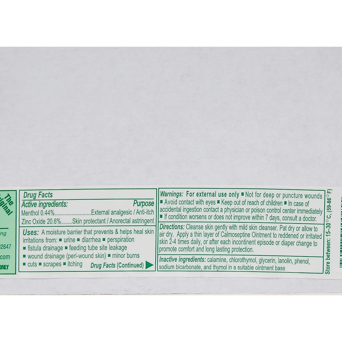 Calmoseptine Diaper Rash Ointment Jar - 2.5 Oz by Calmoseptine