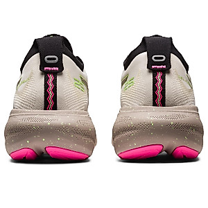 ASICS Women's Gel-Nimbus 25 Trail Shoes, 10, Nature Bathing/Lime Green