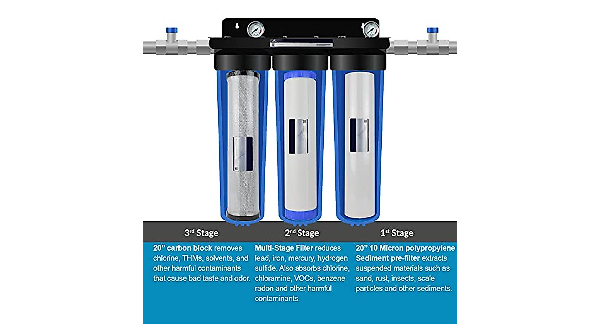 Apex RF-3030 Whole House Water Filter Cartridges - Pack of 3