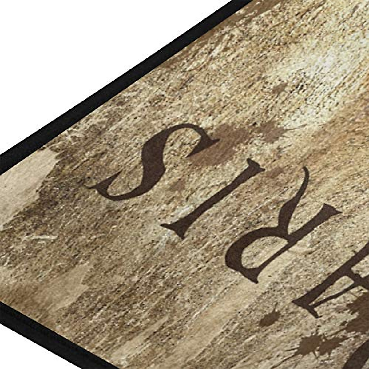 ALAZA Vintage Paris Eiffel Tower Non Slip Kitchen Floor Mat Kitchen Rug for Entryway Hallway Bathroom Living Room Bedroom 39 x 20 inches(1.7' x 3.3')