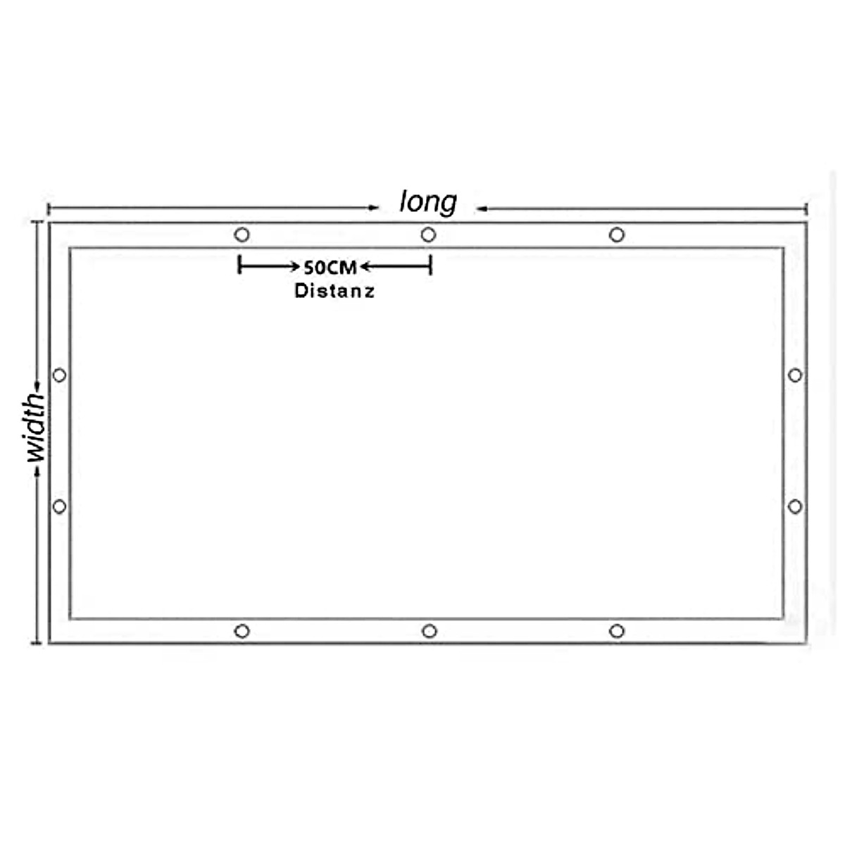 PVC Plastic Cloth, Outdoor Waterproof Tarpin, Multifunctional Windproof Torrent, Iletted Folding Thickness 0.35mm, Thin Rooftop Greening House Garden Garden House Agriculture Cleaning Vegetable Agricu