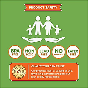 Jumbo Nuts and Bolts For Toddlers - Fine Motor Skills Rainbow Matching Game Montessori Toys For Toddlers & Toddler Games | 12 pc Occupational Therapy Educational Toys with Toy Storage + eBook