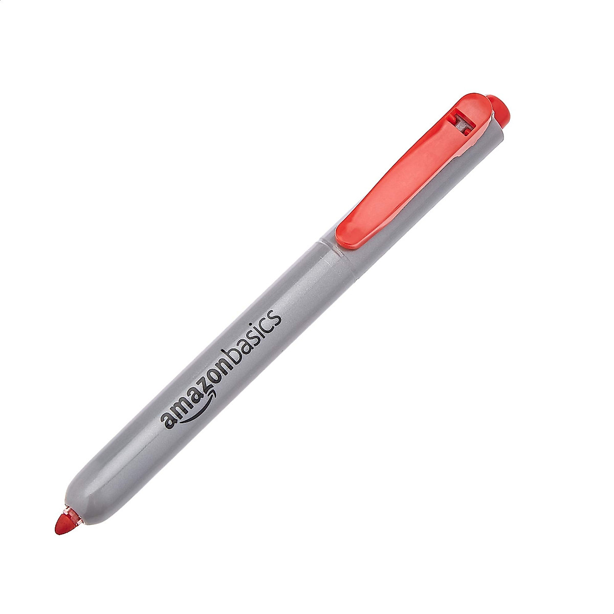 Amazon Basics Retractable Permanent Markers - 12 Vibrant Colors for All ...