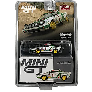 True Scale Miniatures Lancia Stratos HF 1977 Rally Montecarlo Winner #1 Limited Edition 1/64 Diecast Model Car MGT00422