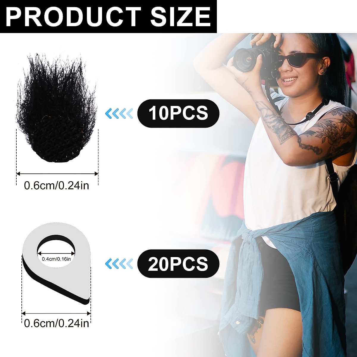 TOYMIS 10pcs Microphone Wind Filter, Camera Mic Muff 20pcs Camera Wind Muff Sticker Camera Mic Windscreen Camera Mic Wind Muff Wind Cover for Microphone Outdoor Windshield