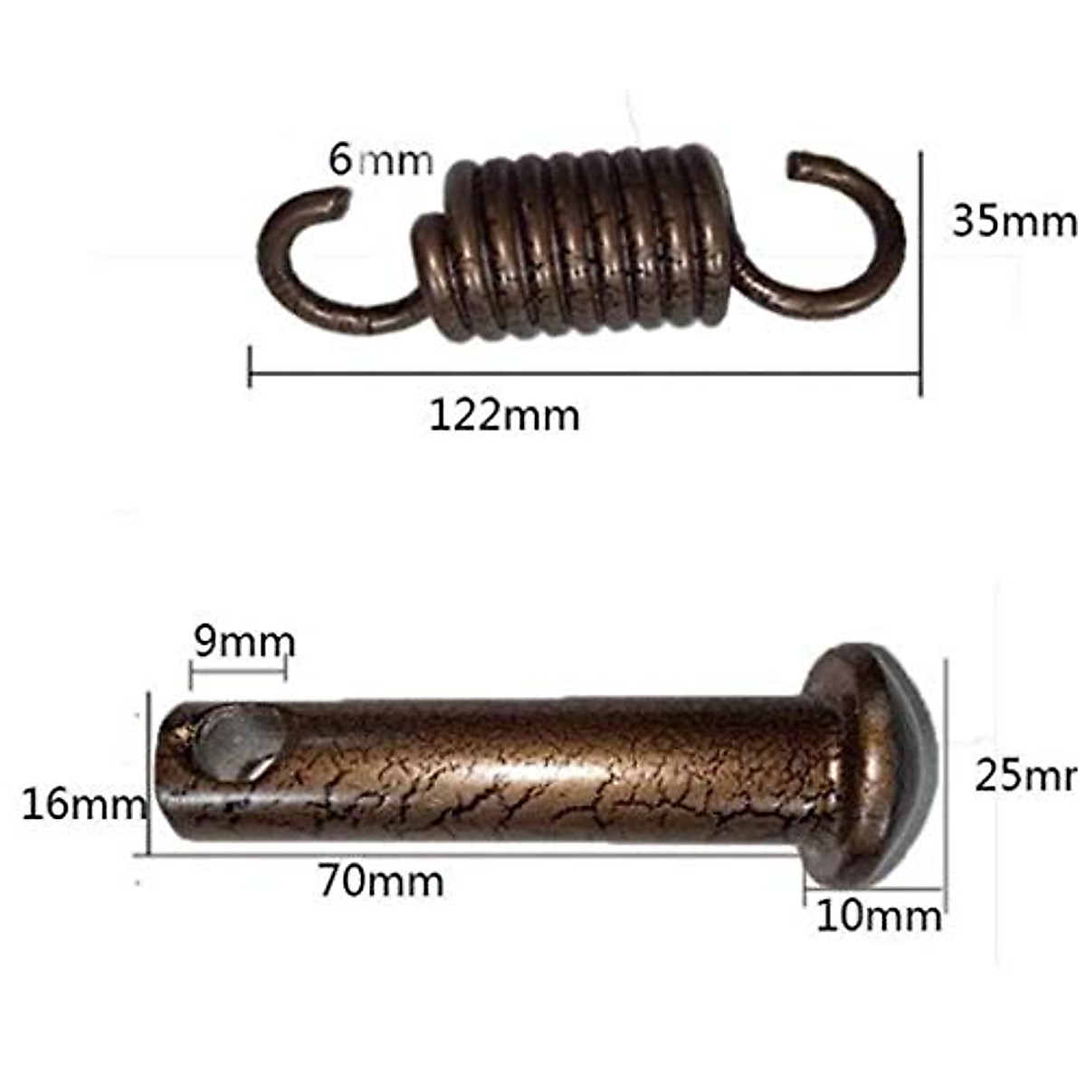 mkki Hammock Chair Ultimate Hanging Kit-500 LB Capacity Hammock Spring and Plug for Hanging Basket Chairs Hammock and Porch Swings