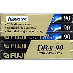 Fuji 5 Pack Recordable Audio Tapes (DRII904PLUS1)