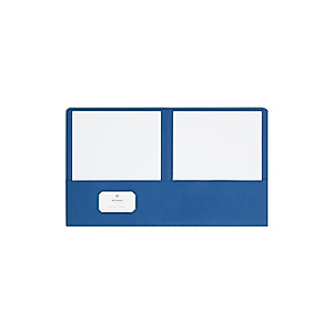 Smead Two-Pocket Heavyweight File Folder, Letter Size, Assorted Colors, 50 per Carton (87863)