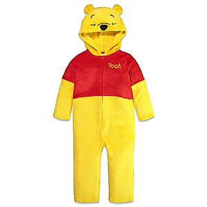 Disney Winnie the Pooh Little Boys Fleece Zip Up Coverall 6