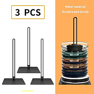 3PC Stacking Tumbler Lid Organizer - Space-Saving Design - Holds up to 30 Lids - Lid Organizer for YETI - Cup Lid Organizer - Lid Holder for Cups - Kitchen Cabinets and Countertops are Neat and Tidy.
