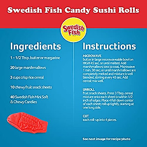 SWEDISH FISH Mini Soft & Chewy Candy, Easter Candy, 24 - 2 oz Bags