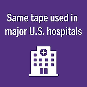 Nexcare Durapore Durable Cloth Tape, From the #1 Leader in U.S. Hospital Tapes, 1 Inch X 10 Yards, 6 Rolls
