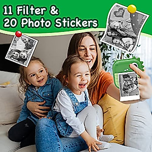 Instant Camera and Refill Paper 5 Rolls