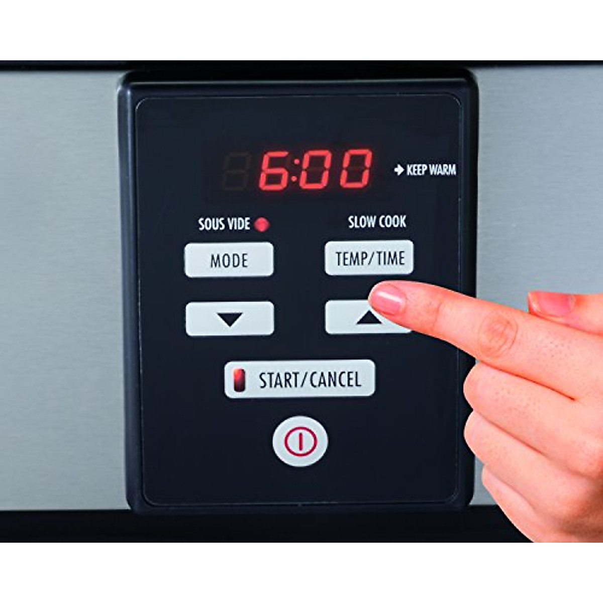 Hamilton Beach Professional Sous Vide Water Oven & Slow Cooker, 6 Quart Programmable, Stainless Steel (33970)