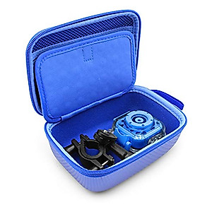 CASEMATIX Camera Travel Case Compatible with PROGRACE, Ourlife, Dragon Touch and More Waterproof Toy Camera Video Recorders - Case for Toy Action Camera and Accessories