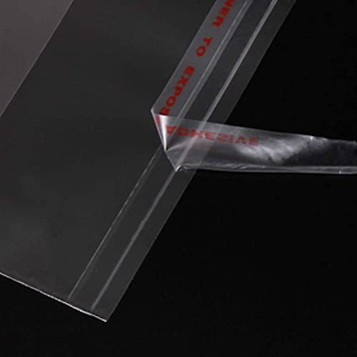 Aubeco 240pcs 4x6 inch Small Clear Resealable Cello Bags Cellophane Bags, Polypropylene Bags for Candy Bread Chocolate Jelly Cookie Packaging Self Seal OPP Poly Bags