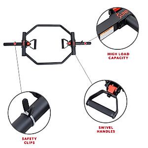 Sunny Health & Fitness Olympic Hex Barbell Trap Bar - OB-TRAP