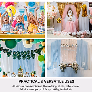 Julius Studio [2 Pack] 5-Crossbar Mount Backdrop Support, Dual & Triple Crossbar Connector Hardware for Multi Layer Backdrop Screens, Decorations, Photoshoot, Party, Birthday, Curtains, JSAG754