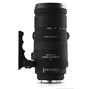 Sigma APO 120-400mm F4.5-5.6 DG OS HSM (Canon) Black