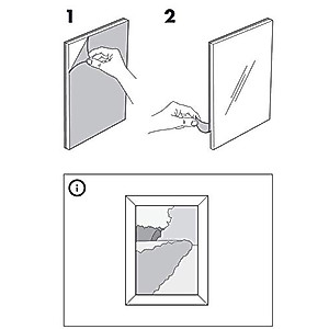 DODXIAOBEUL Poster Frame Artwork Picture Frame-Actual Fits 11 3/4x15 3/4 inch /30x40cm Photo,Print,Poster,Portrait or Artwork Frame Hanging Picture Frame White