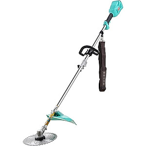 RUTAVM Handheld Battery Grass Cutter String Trimmer Electric Lawn Mower, Grass Trimmer Garden Grass Trimmer Cordless with Wheels with Armrest