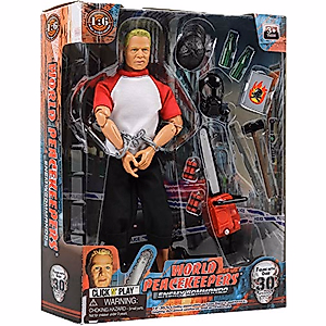 Click N' Play 12 inch Enemy Commando Action Figure with Tools & Accessories 12 pieces Play Set