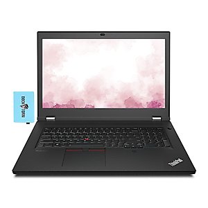 Lenovo ThinkPad P17 Gen 2 Workstation Laptop (Intel i9-11950H vPro 8-Core, 16GB RAM, 1TB PCIe SSD, RTX A2000, 17.3" 60Hz Full HD (1920x1080), Fingerprint, WiFi, Win 11 Pro) with Dockztorm Hub