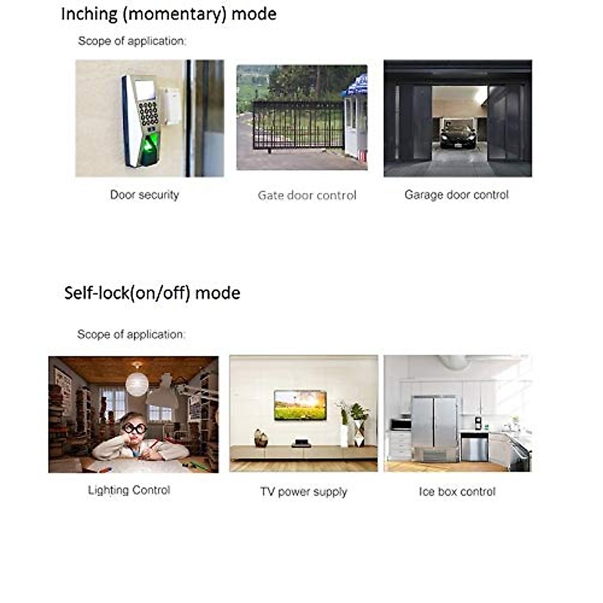 MHCOZY 1 Channel 5V 12V ZigBee Smart Relay Switch,Adjustable Selflock and Momentary Working Mode,Works with Tuya eWelink Zigbee Gateway