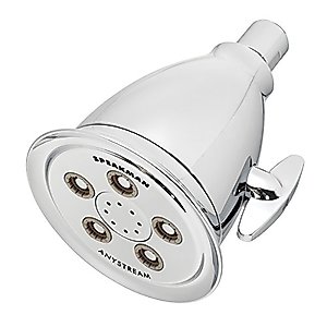 Speakman, Polished Chrome S-2005-HB Hotel Anystream High Pressure Shower Head-2.5 GPM Adjustable Replacement Bathroom Showerhead