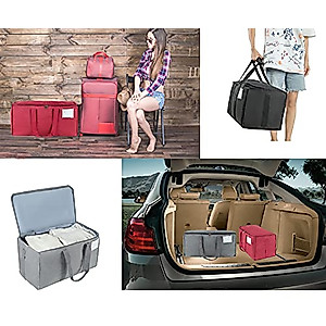 Dongawin Heavy-duty oversized storage bags, moving bag, tote bag for travel, luggage bags, camping, Christmas decoration storage., Gray, One Size