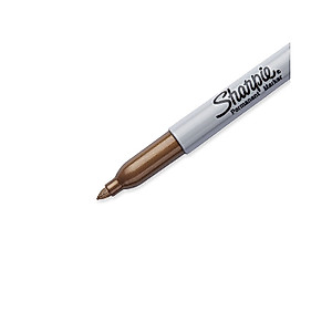 Sharpie - Fine Point Metallic Permanent Markers - Silver/Gold/Bronze (1-Pack of 4)