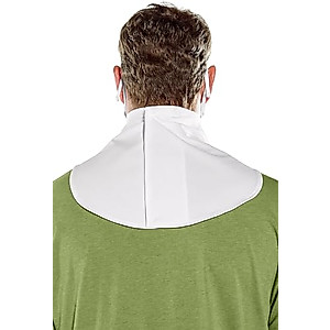 Coolibar UPF 50+ Men's Women's Vermilion UV Layered Mask - Sun Protective (One Size- White)