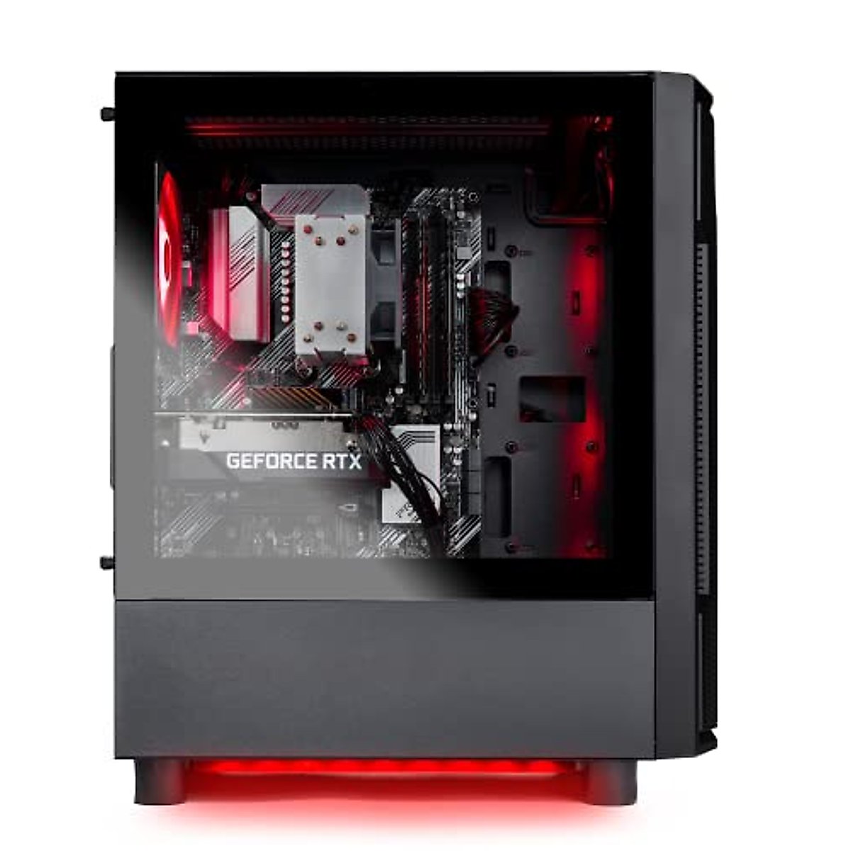 Skytech Gaming SkyTech Shadow 3.0 Gaming Computer PC Desktop - Ryzen 5 3600 6-Core 3.6GHz, RTX 3060 Ti 8GB, 1TB SSD, 16GB DDR4 3000, RGB Fans, AC WiFi, Windows 11 Home 64-bit, Black