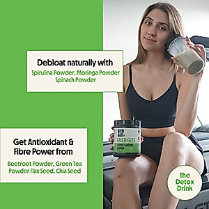 Better Alt Greens Powder, Helps Reduce Bloating, 15 Super Greens- Blend of Spirulina, Moringa & More, Vegan Super Greens Powder to Debloat, Detox Green Superfood Powder, 33 Servings