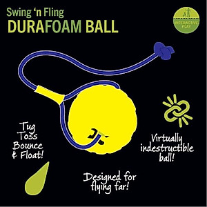 Starmark Swing 'n Fling DuraFoam Ball Dog Toy Large