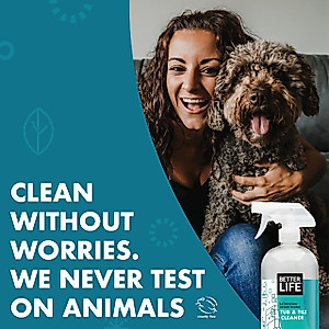 Better Life Natural Tub and Tile Cleaner, Tea Tree and Eucalyptus, 32 Fl Oz (Pack of 2)