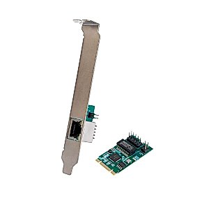 IO CREST 2.5 Gigabit Ethernet M.2 M+B Key Interface Card 10/100/1000/25000 Mbps RJ45 LAN Intel I225 Chipset,Black,SY-PEX24075