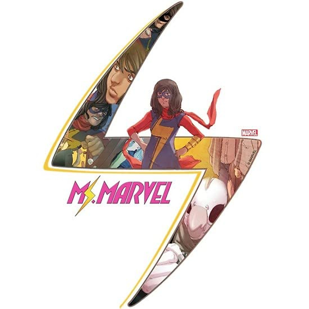 CafePress Ms. Marvel Symbol Collage Mug Ceramic Coffee Mug, Tea Cup 11 oz
