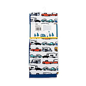 Camco Life is Better at The Campsite RV Dish Towel Set - Perfect for Drying Hands and Dishes - Includes a Set of (2) Towels - 27-Inches x 16-1/2-Inches (53301)