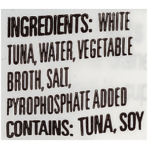Bumble Bee Chunk White Albacore Tuna in Water, 5 oz Cans (Pack of 4) - Wild Caught Tuna - 20g Protein per Serving - Non-GMO Project Verified, Gluten Free, Kosher - Great for Tuna Salad & Recipes