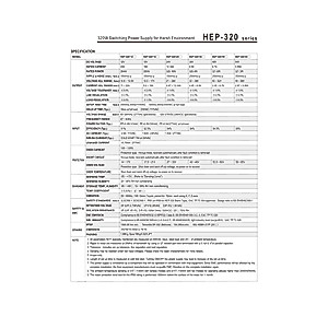 Bolisila Switching Power Supply HEP-320 HEP-320-12A HEP-320-24A HEP-320-36A HEP 320 320W (Size : HEP-320-12A, Color : 320W)