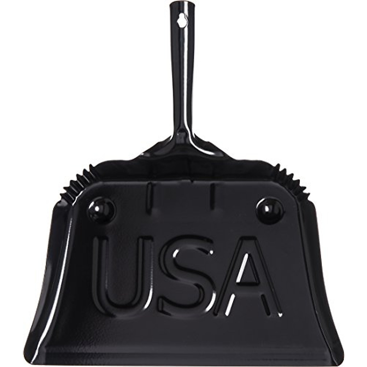 CFS 3623603 Flo-Pac Steel Metal Dustpan, 12" Length, Black