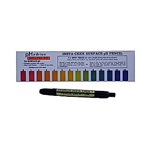 Micro Essential Lab 1211U13EA P-12M Hydrion Insta-Chek Surface pH Pencils, 0-13 pH