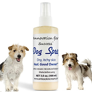 Innovation for Success Dog Spritz Dog Itch Relief Spray, Simple and Vegan Itchy Skin Relief for Dog, Squalene Oil Layer, Dog Anti Itch Spray with Antioxidants, New Improved Aroma