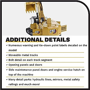 Diecast Masters 1:50 Caterpillar 395 Large Hydraulic Excavator - High Line Series 85959