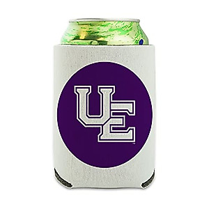 University of Evansville Primary Logo Can Cooler - Drink Sleeve Hugger Collapsible Insulator - Beverage Insulated Holder