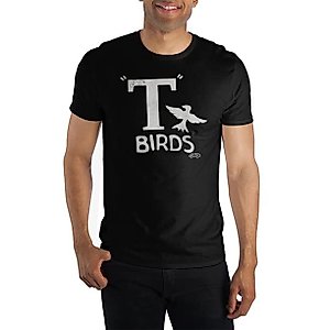 Grease T-Birds Crew Neck Short-Sleeve T-Shirt-Large