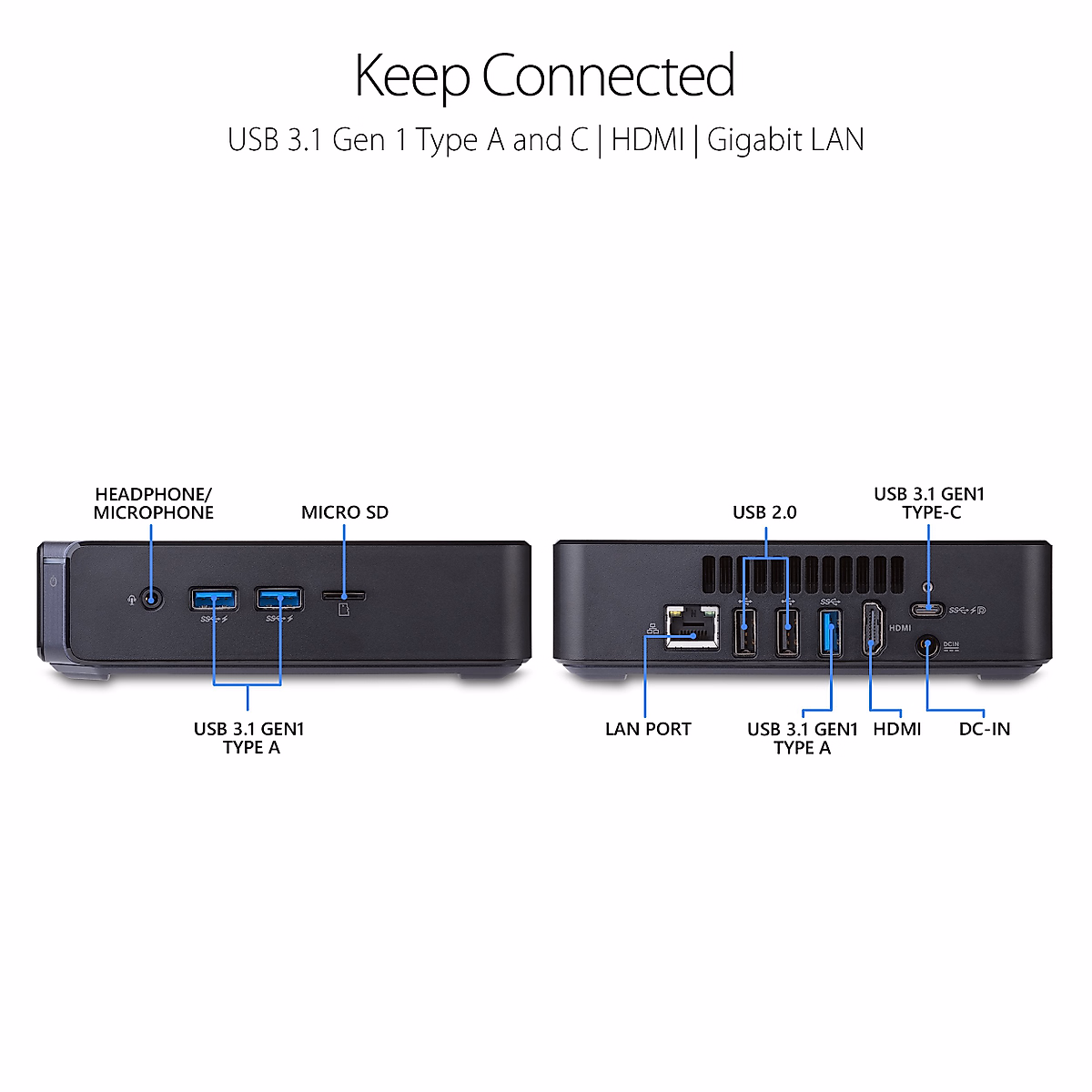 ASUS Chromebox 3 Mini PC with Intel Core i7-8550U Processor, 4K UHD Graphics and Power Over Type C