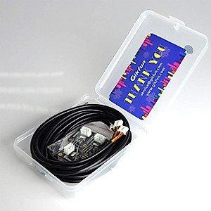 Gikfun 3.28 Ft DS18B20 Waterproof Digital Temperature Sensor with Adapter Module Kit for Arduino DIY